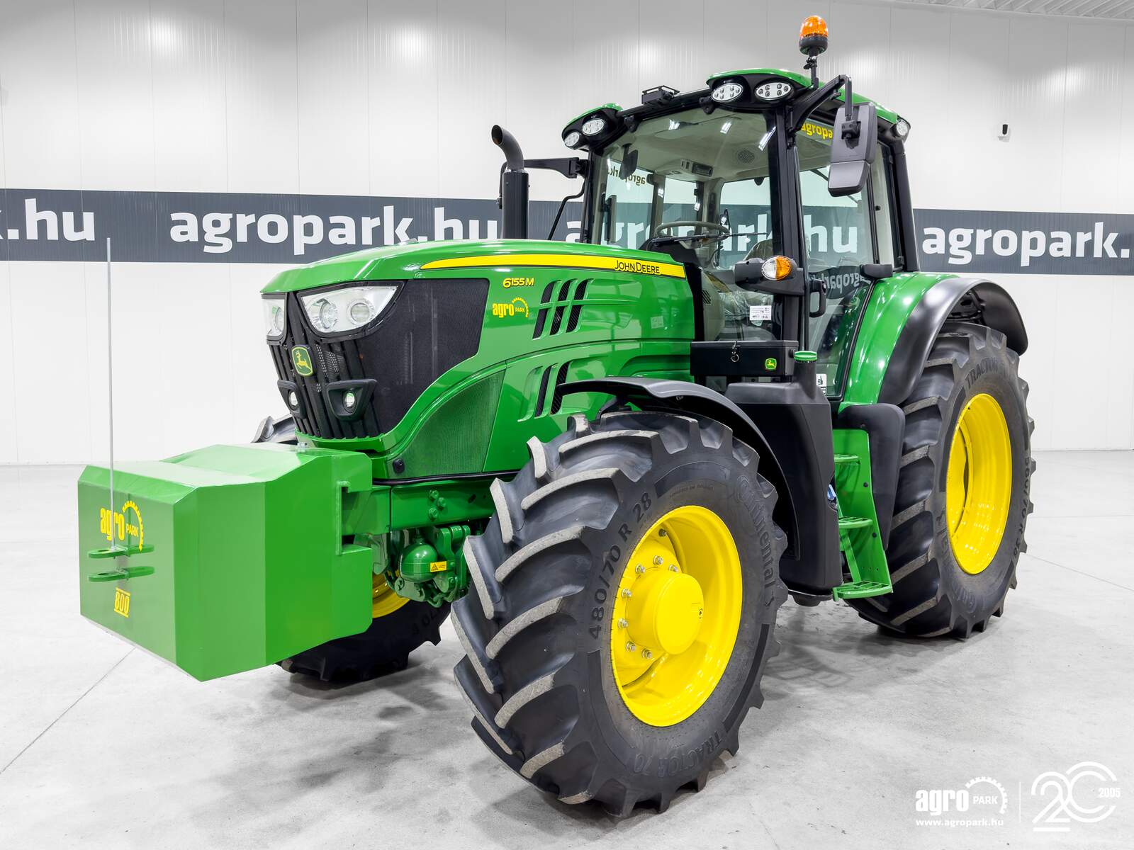 DEMO John Deere 6155M (235 üzemórás) - AGROPARK - Case, Claas, John ...