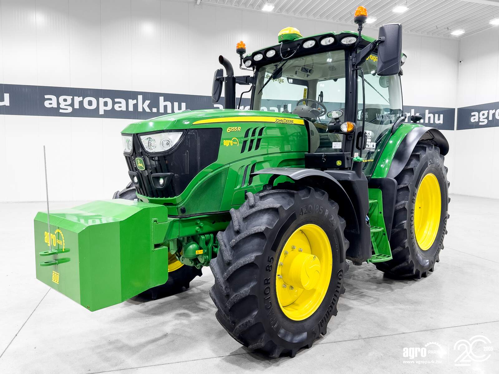John Deere 6155R (985 üzemórás) - AGROPARK - Case, Claas, John Deere ...